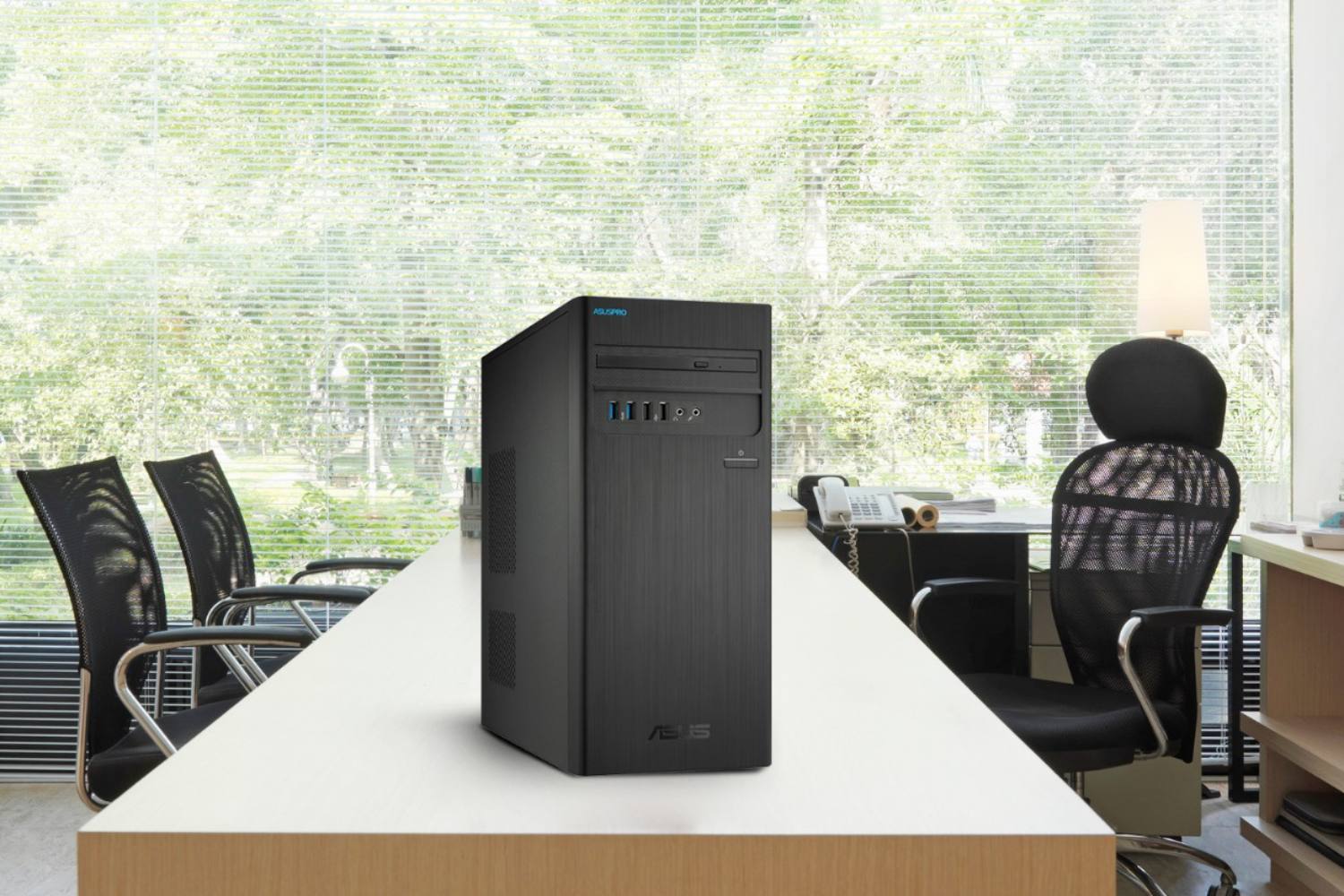 Sistemul desktop ASUS PRO D340MC este ideal pentru birouri