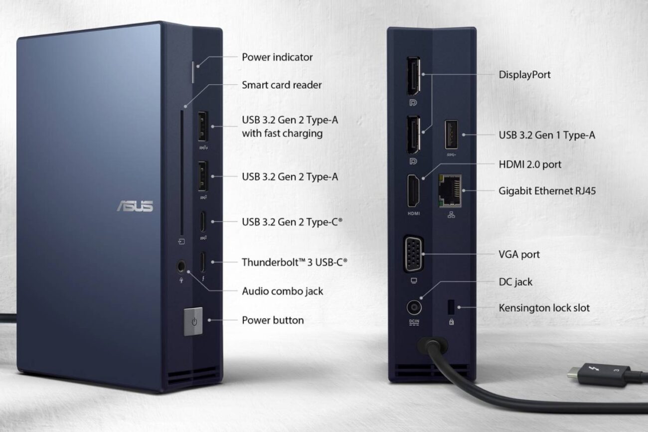 ASUS SimPro Dock 2: designul premiat care îți simplifică viața digitală