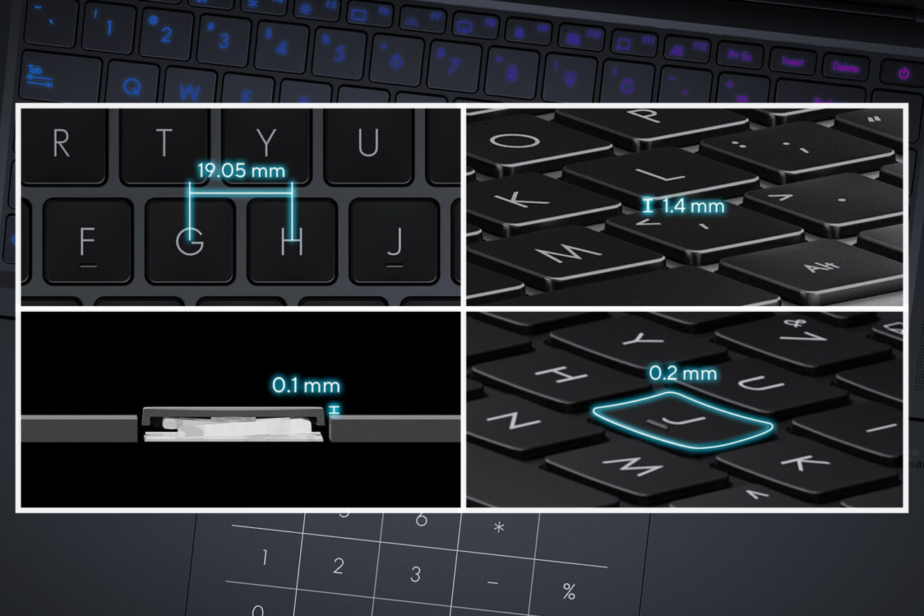 Care e faza cu tastatura și touchpadul ASUS ErgoSense