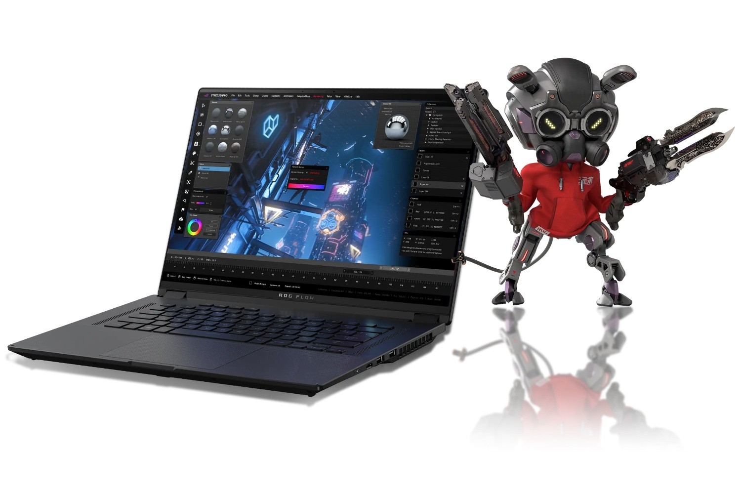 Laptopul convertibil de gaming ROG Flow X16: versatilitate la superlativ