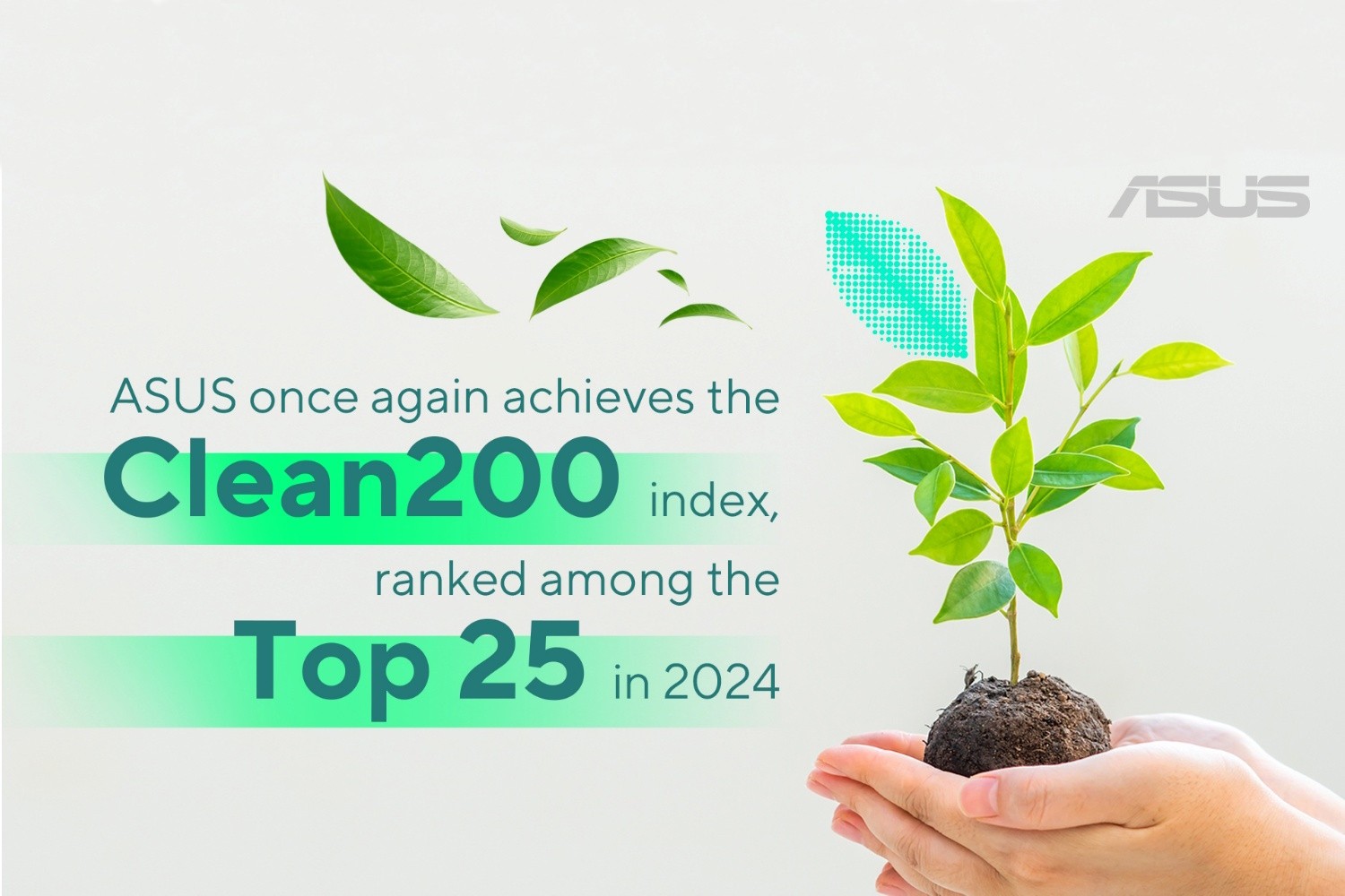 ASUS urcă 69 de poziții în clasamentul Clean200 2024